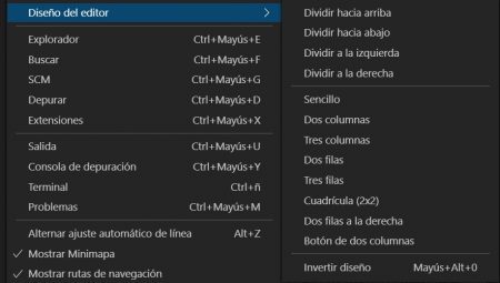Cómo organizar las vistas de archivos en Visual Studio Code