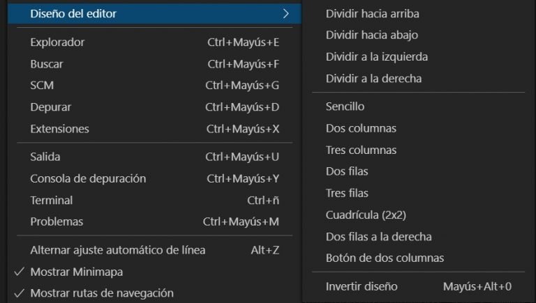 Cómo organizar las vistas de archivos en Visual Studio Code