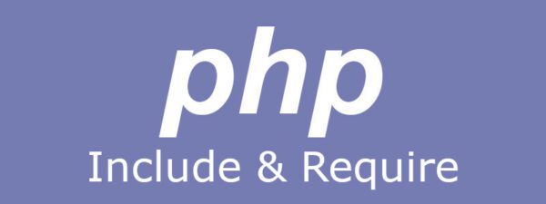 Cómo usar include y require en PHP